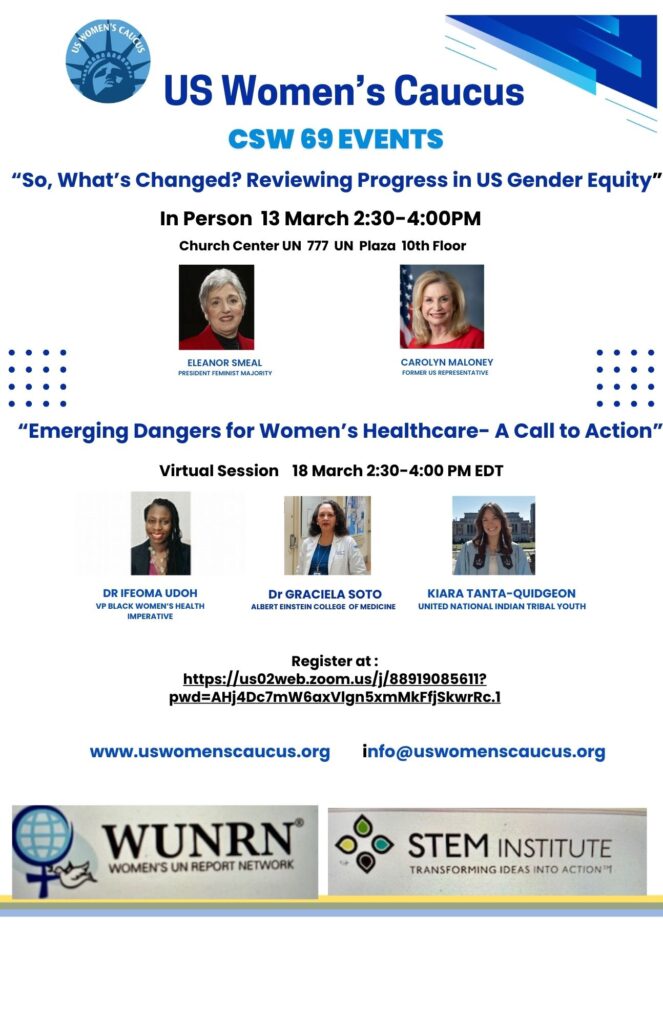 CSW 69 (2025) | US Women's Caucus